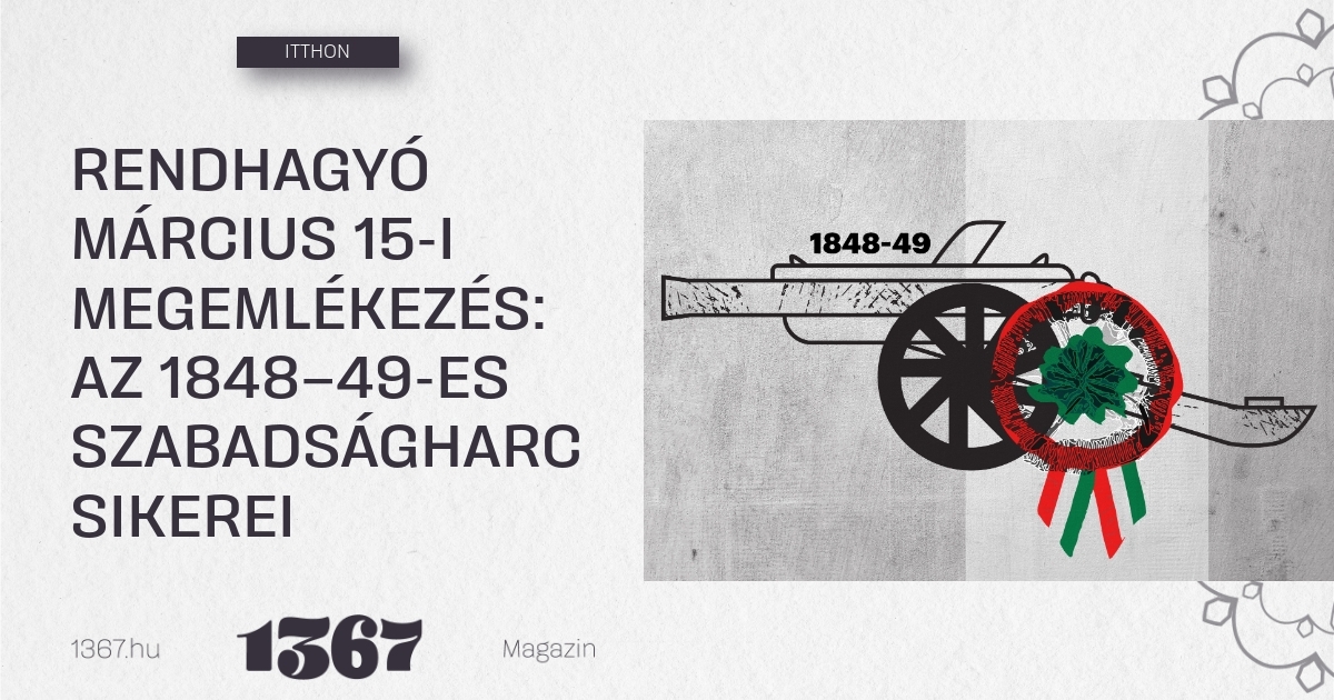 Rendhagyó március 15-i megemlékezés: az 1848–49-es szabadságharc ...